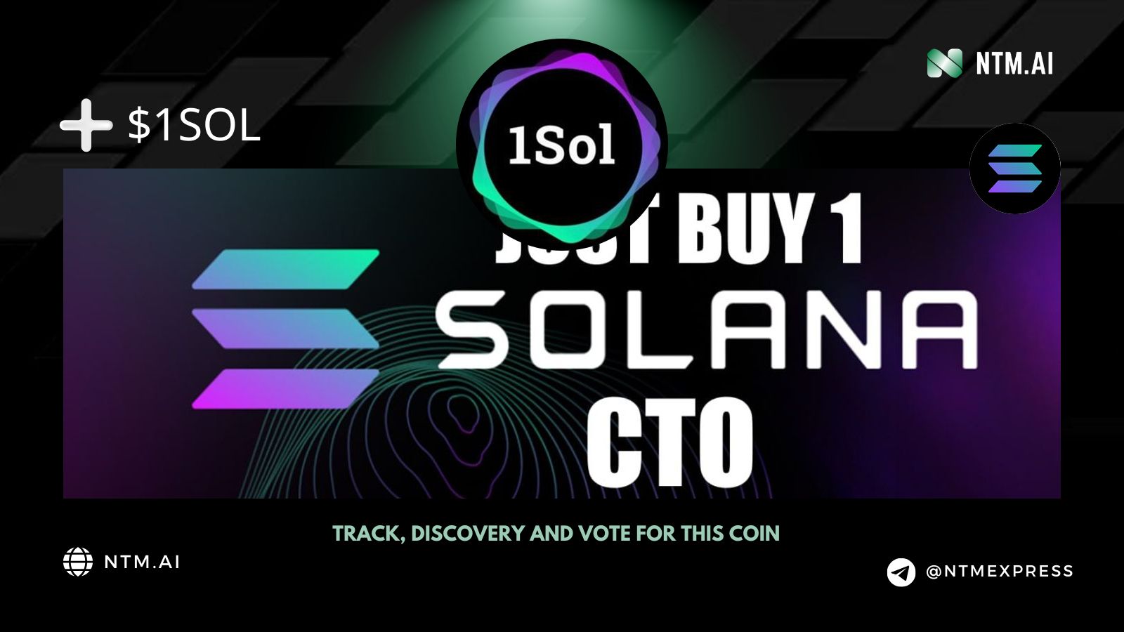 Just buy 1 SOL (1SOL) | NTM.ai