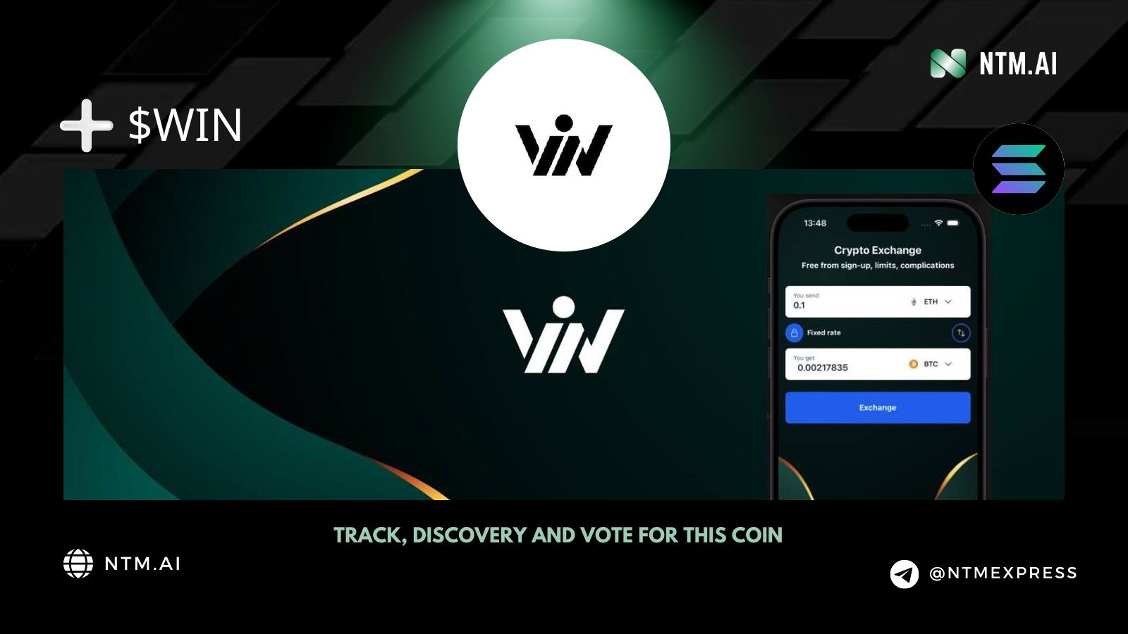 Coinswap.win (WIN) | NTM.ai