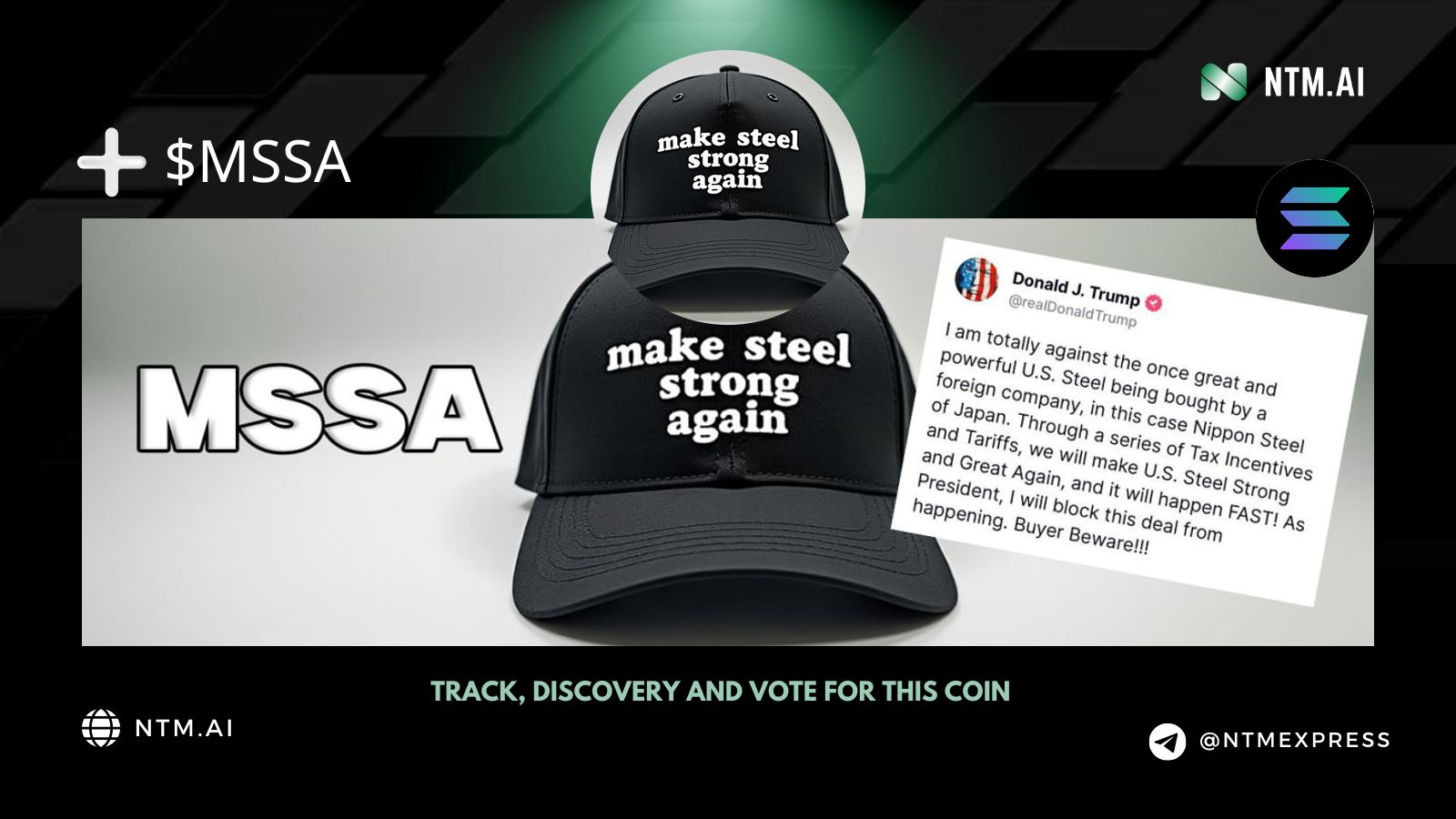Make Steel Strong Again (MSSA) | NTM.ai